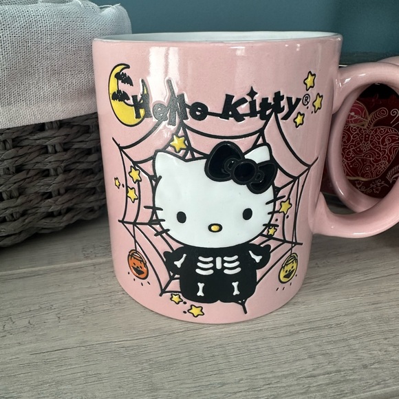 Hello Kitty | Holiday | Hello Kitty Pink Skeleton Spiderweb Halloween ...
